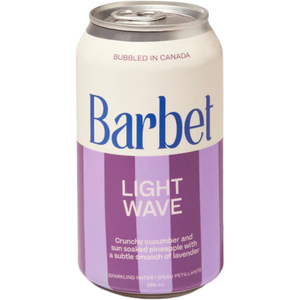 Barbet Sparkling Water - Light Wave 355mL - Fiddleheads Health and ...