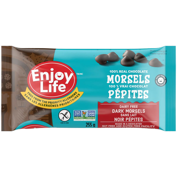 Enjoy Life Dark Chocolate Morsels 255g - Fiddleheads Health and Nutrition