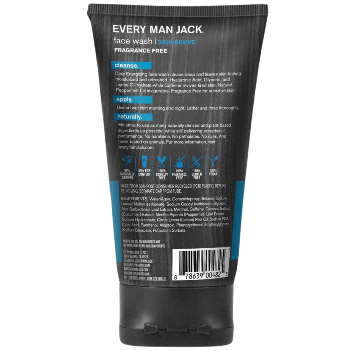 Every Man Jack Face Wash Revive 150ml - Fiddleheads Health and Nutrition