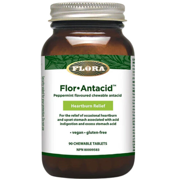 Flora Antacid Heartburn Relief 90s - Fiddleheads Health and Nutrition