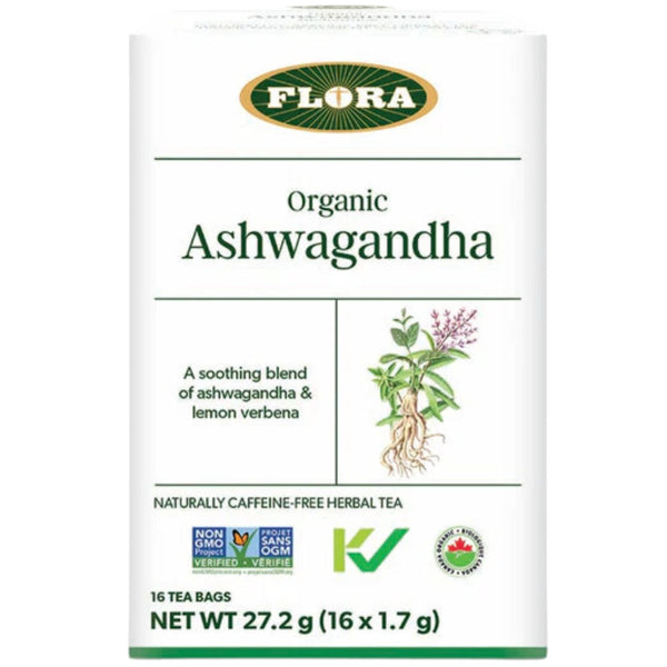 Flora Organic Ashwagandha Tea 16ct - Fiddleheads Health and Nutrition