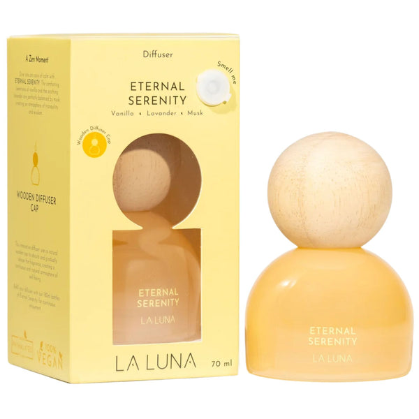 La Luna Diffuser with Wooden Cap - Eternal Serenity - Fiddleheads ...