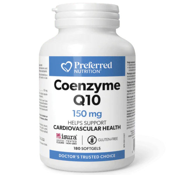 Preferred Nutrition Coenzyme Q10 150mg Softgels 180s - Fiddleheads ...