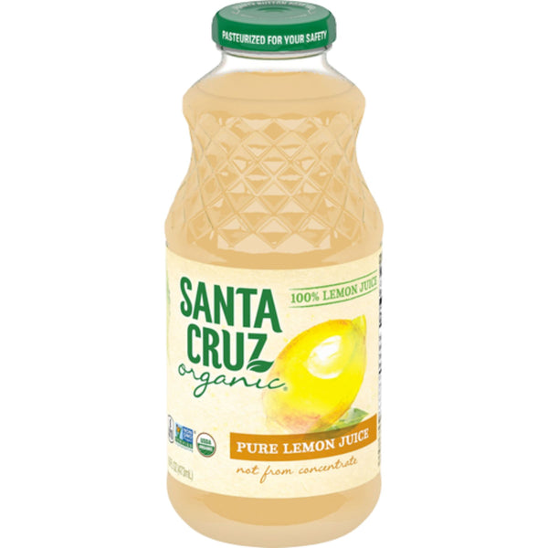 Santa Cruz Organic 100% Pure Lemon Juice 473mL - Fiddleheads Health and ...