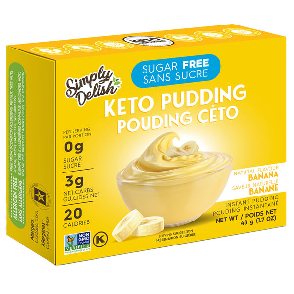 Simply Delish Sugar-Free Instant Banana Pudding Mix 48g - Fiddleheads ...