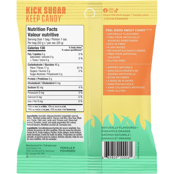 Smart Sweets Low Sugar Tropical Eggs 50g - Fiddleheads Health and Nutrition