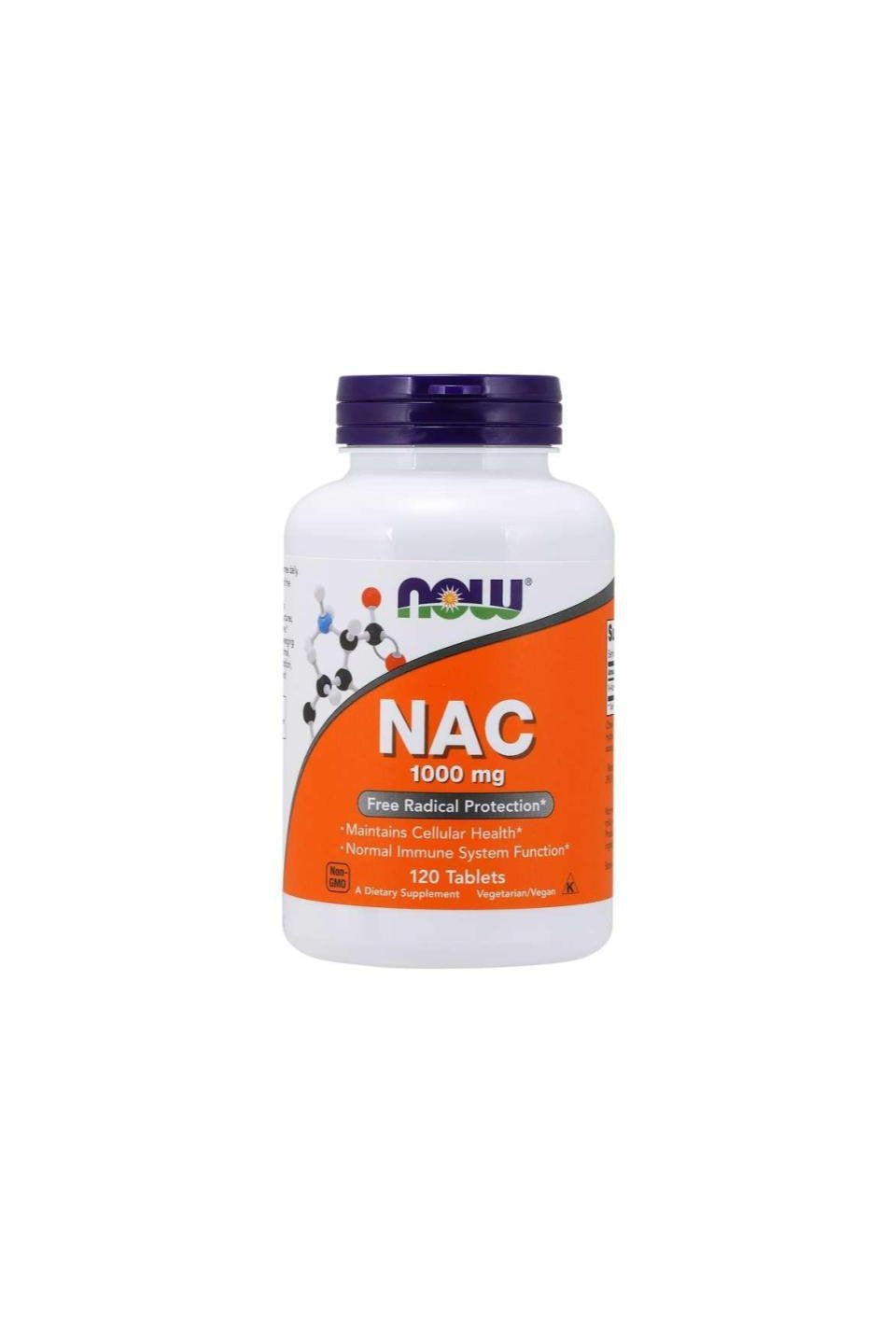 NOW NAC 1000mg 120s - Fiddleheads Health and Nutrition
