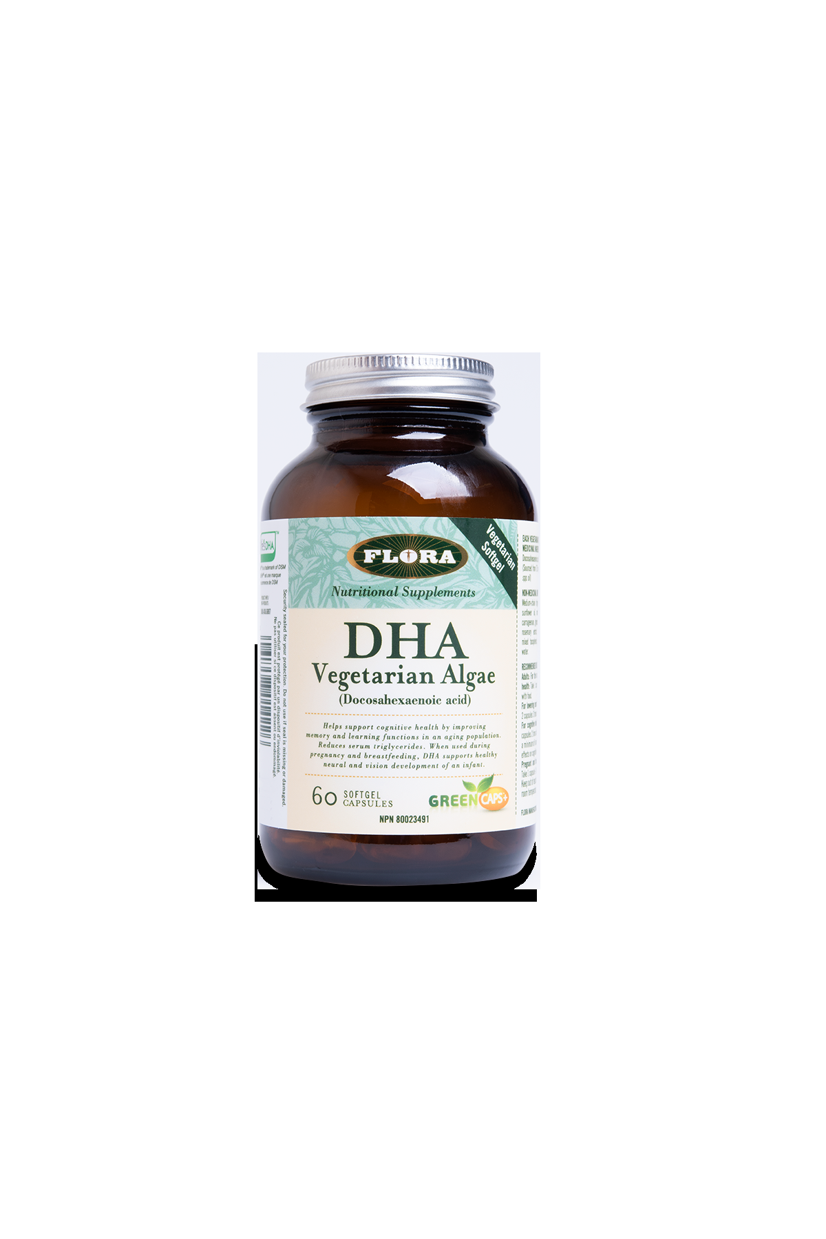 Flora DHA Vegetarian Algae 60s - Fiddleheads Health and Nutrition