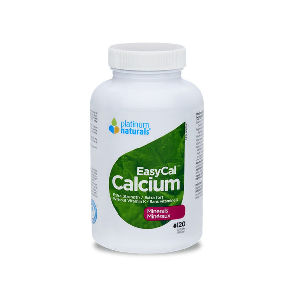 Platinum Naturals EasyCal Calcium 120s - Fiddleheads Health and Nutrition